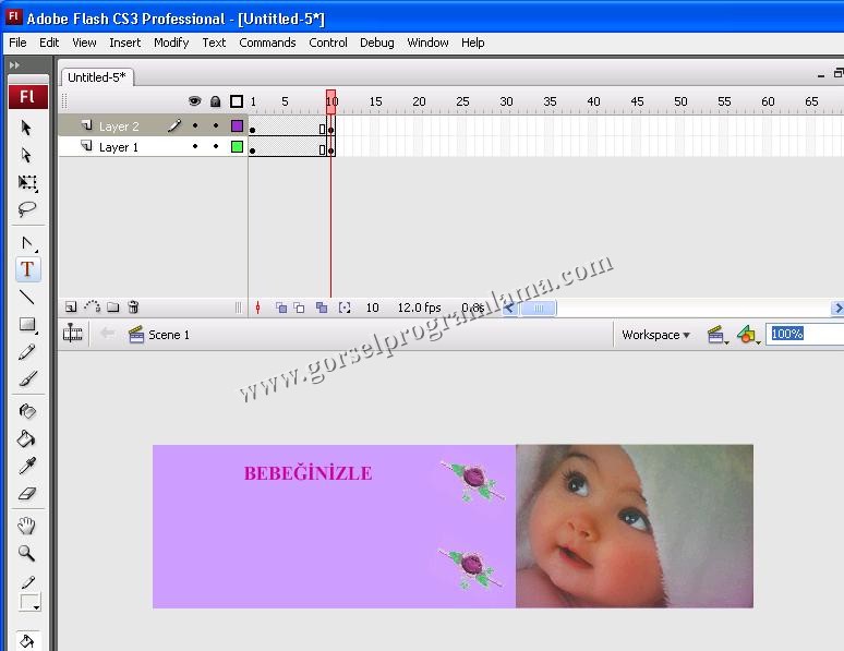 Gorsel Programlama » Banner Yapımı – Flash