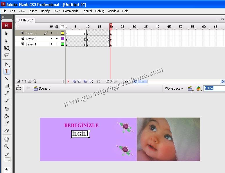 Gorsel Programlama » Banner Yapımı – Flash