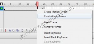 Gorsel Programlama » Shape Hint Flash