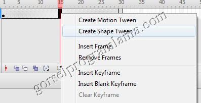 Gorsel Programlama » Shape Tween Flash