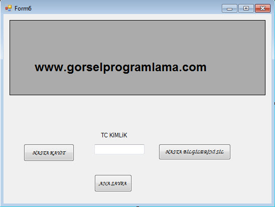 Gorsel Programlama » Eczane Takip Programı C#