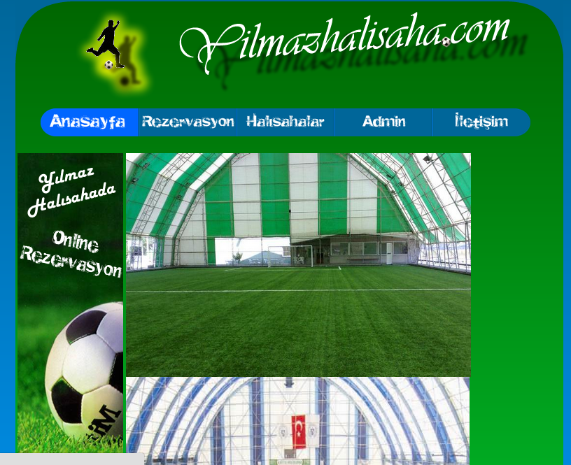 Halısaha Sitesi – ASP.NET – Gorsel Programlama