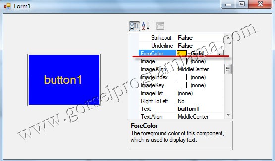 Gorsel Programlama » Herhangi bir nesneye otomatik özellik verme (Font ...